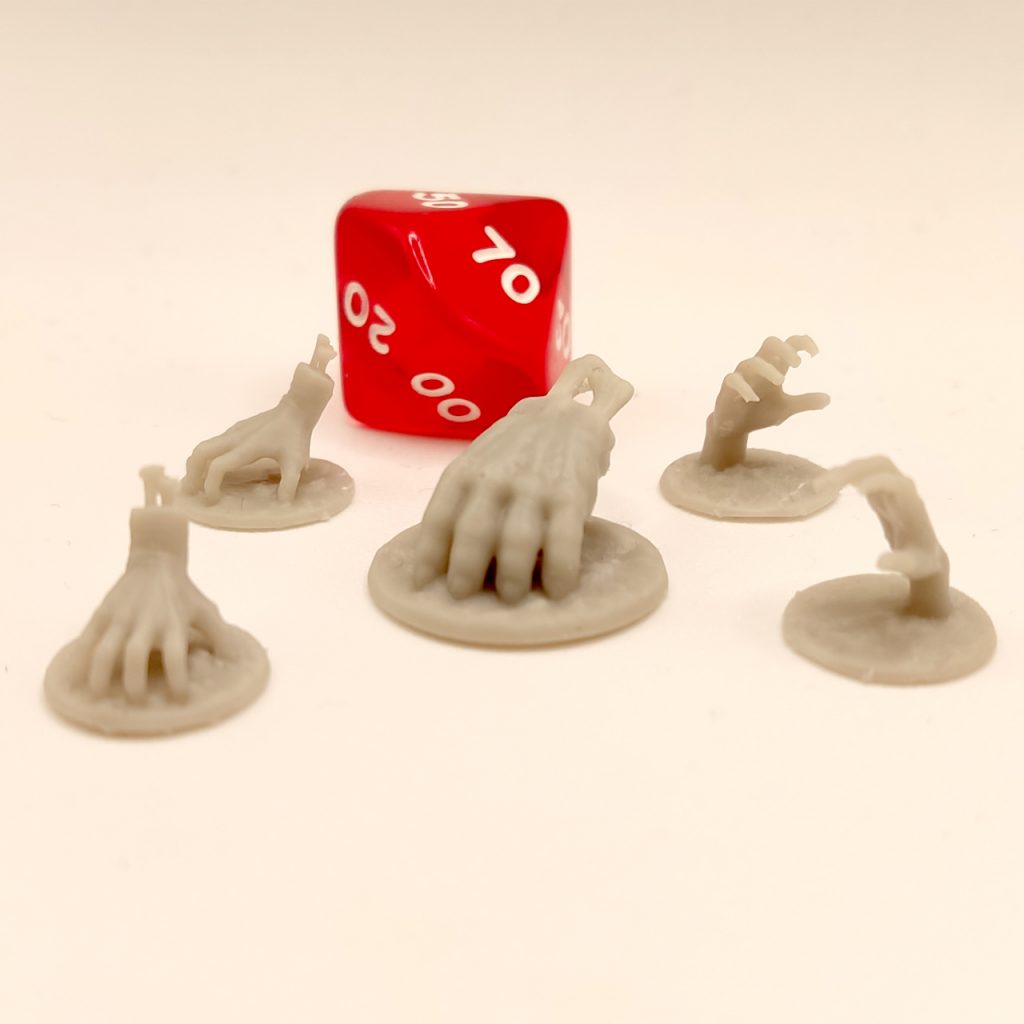 Miniatura de Garras reptantes - 5 unidades - (28mm.)