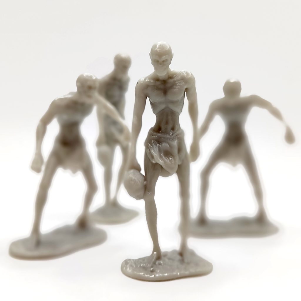 Ghouls -4 unidades- (28 mm.)- Monstruos para D&D