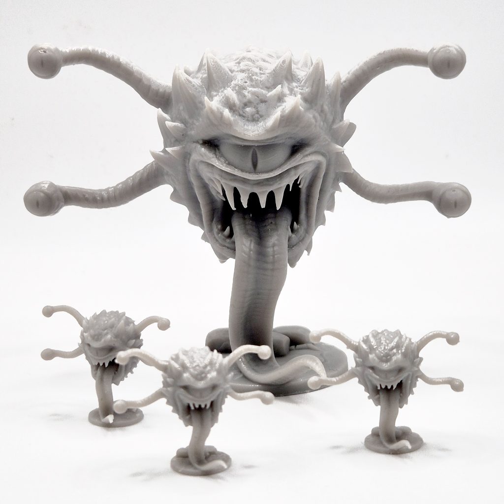 Spectator (Beholder) + 3 Gazer - Layerforged - Miniaturas 3d impresas ...